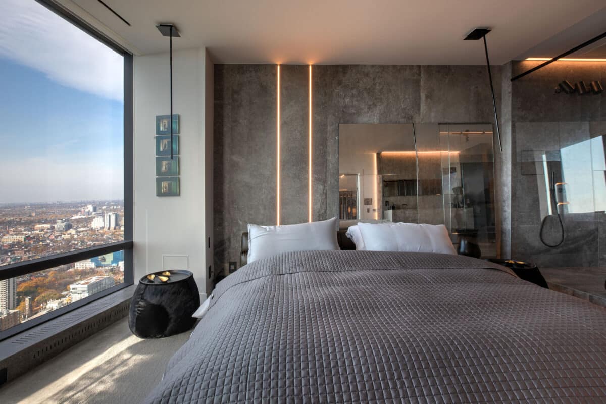 Custom LED linear, Shangri La Residence | LumenTruss