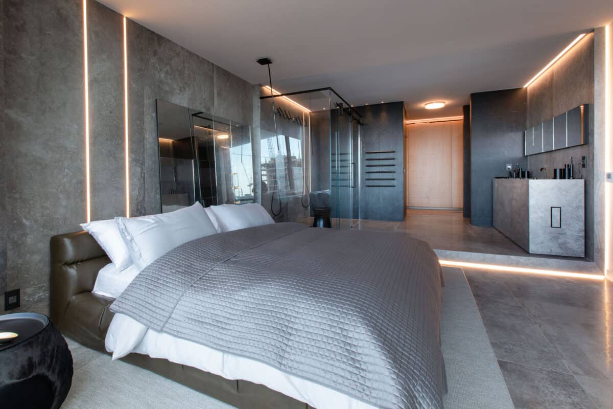 Custom LED linear, Shangri La Residence | LumenTruss